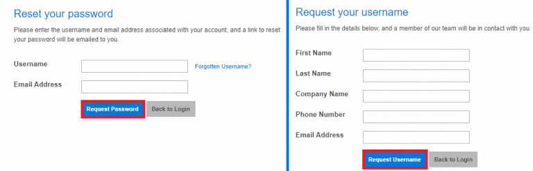 Forgotten credentials | Auto Integrate